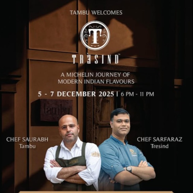 Tambu X Trèsind - A Michelin Journey of Modern Indian Flavours - Highlight